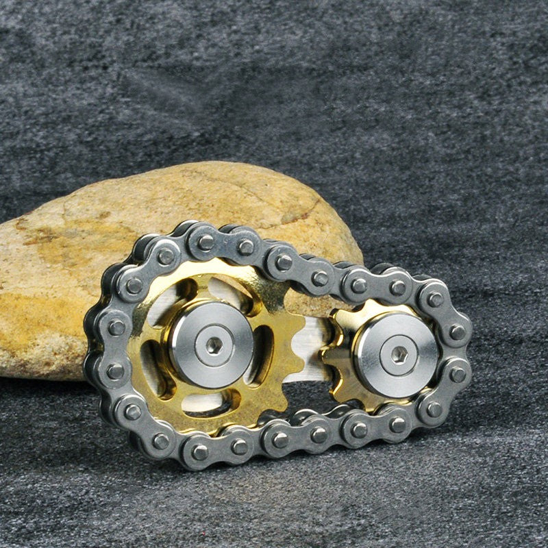 Metal Stainless Steel Chain Gears Fidget Toy, for Kids Teens Adults ...
