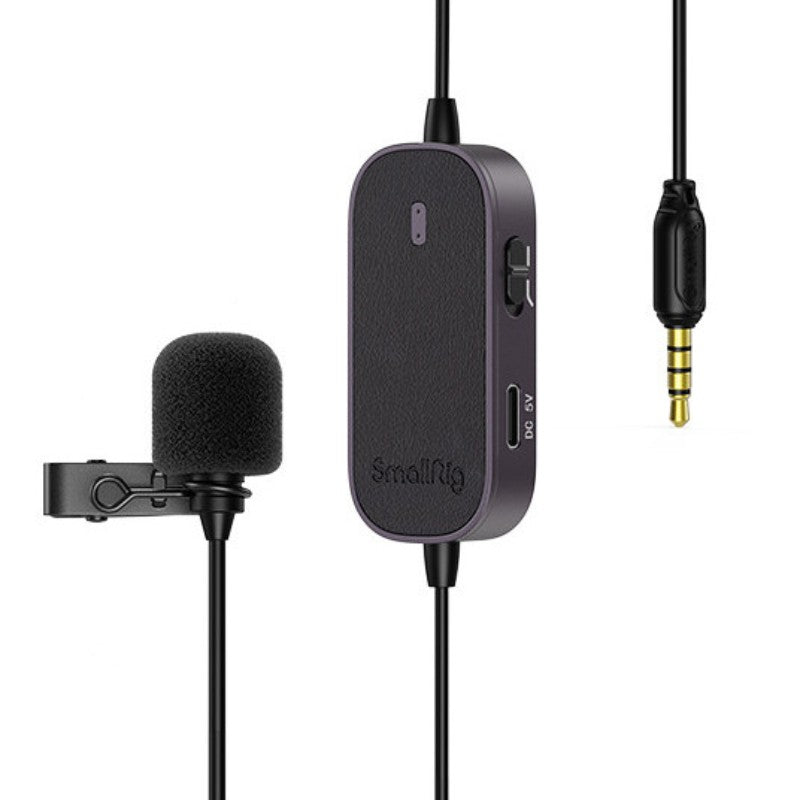 Omnidirectional Lavalier/Lapel Microphone, with Noice Cancellation Tec ...