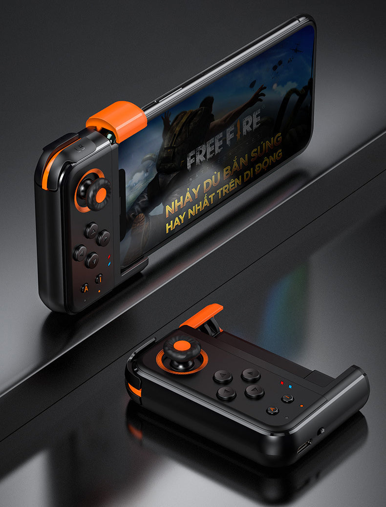 Wireless Bluetooth Mobile Game Controller with Flexible Joystick, Prog ...