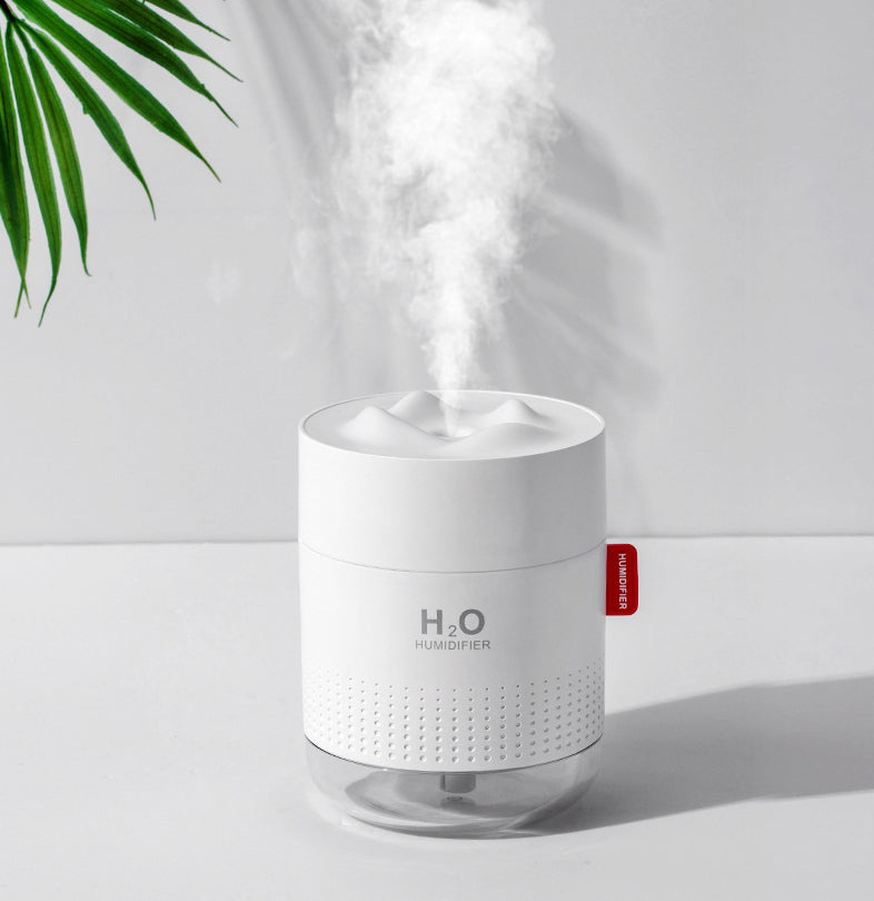 USB Ultrasonic Silent Humidifier, with Delicate Spray, Two Light Modes ...