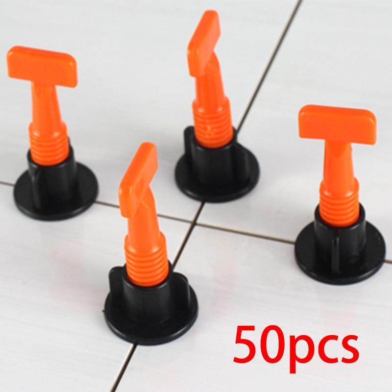 Reusable Tile leveling alignment System 50Pc Adjustable Tile Spacers ...